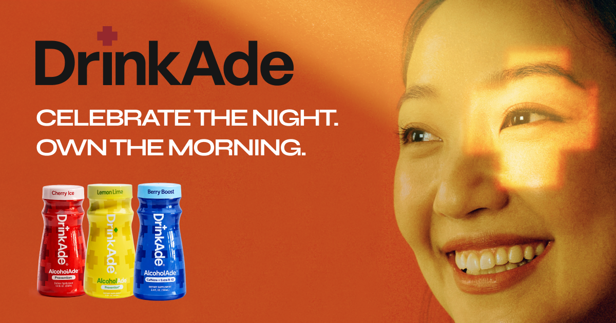 DrinkAde® | Hangover Prevention & Recovery Drink